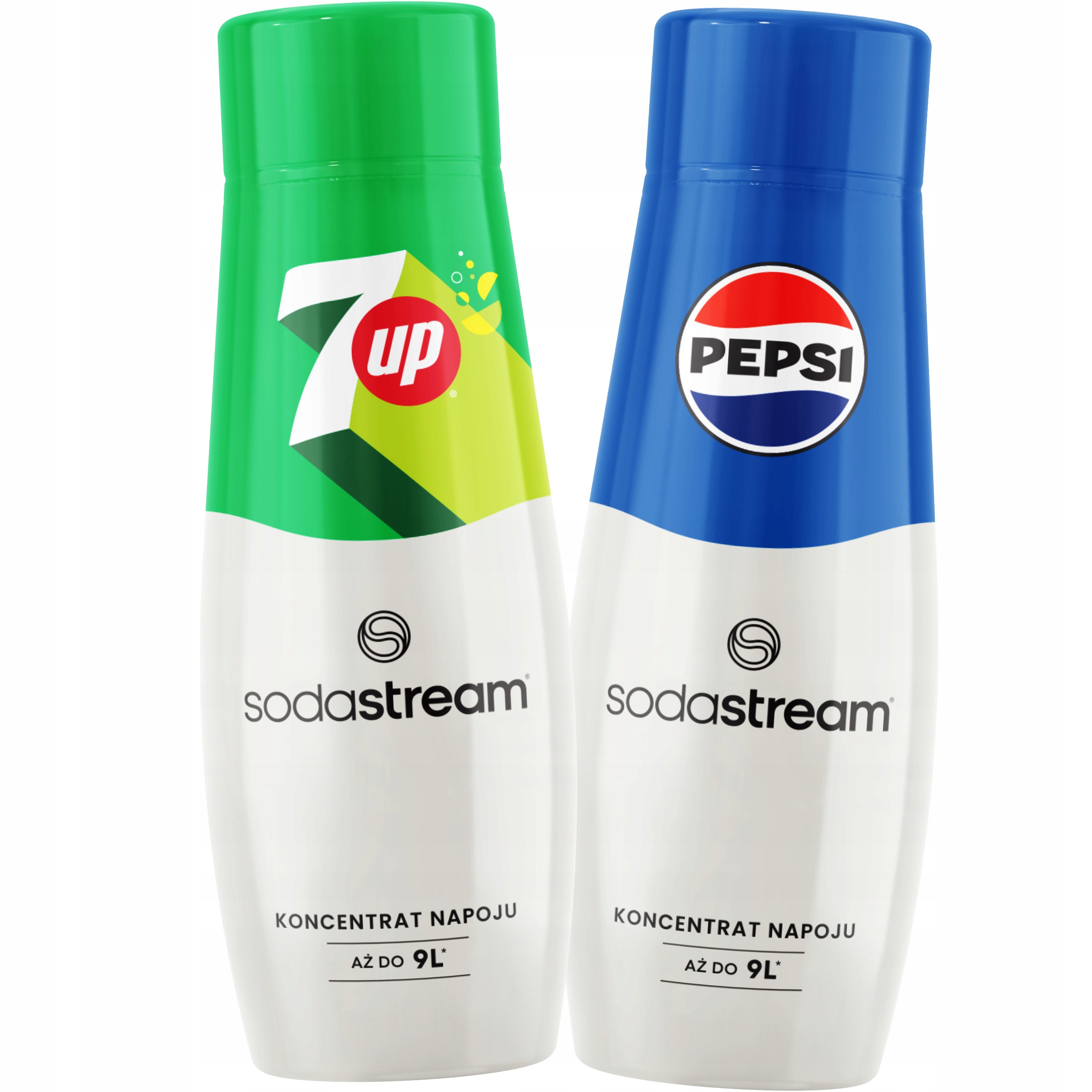 Dwupak Koncentratów PEPSI+ 7UP SodaStream Syrop do Wody do Saturatora ...