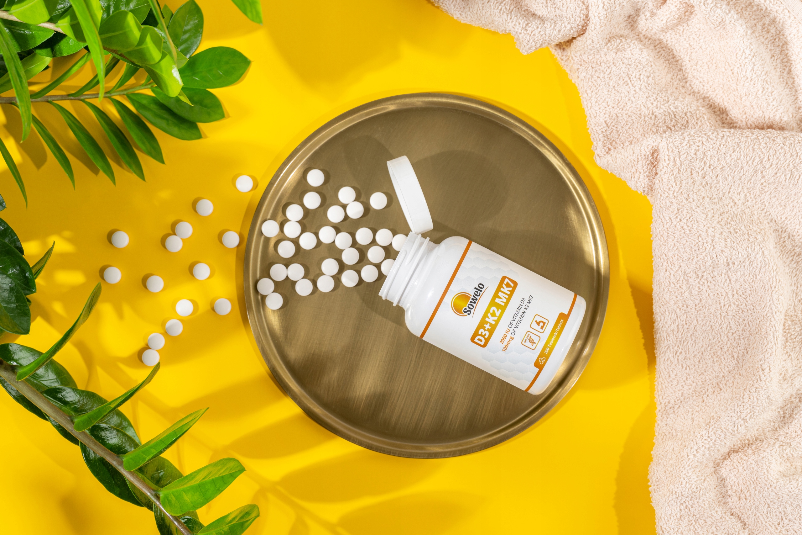 SOWELO VITAMIN D3 K2MK7 200 BẢNG – Hàng xách tay Ba Lan và Châu Âu