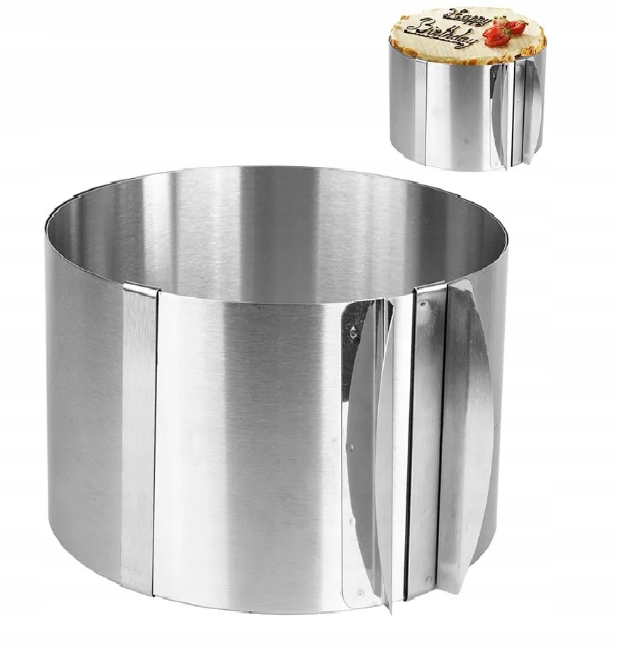 RANT DO CIASTA REGULOWANY 16-30 cm wysokość 12cm TADAR (5903313440509) • Cena, Opinie • Blachy i ...