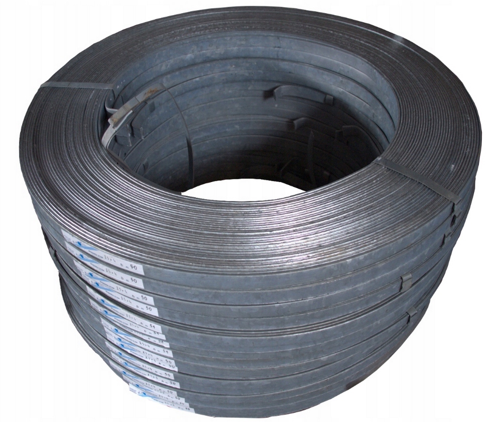 BEDNARKA OCYNKOWANA 30x4 TAŚMA STALOWA KRĄŻEK 10M (T04316 / 10 m ...