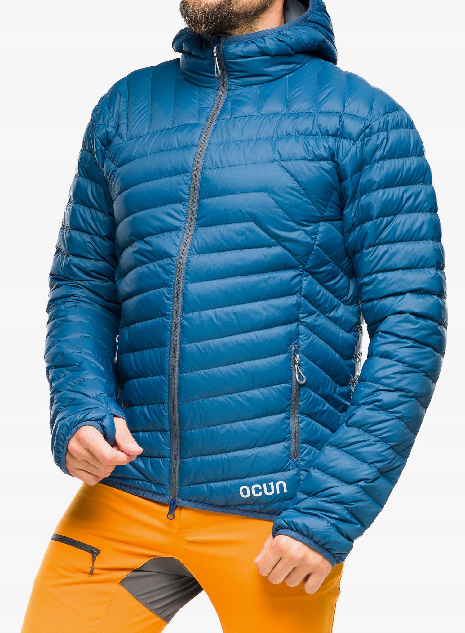 Péřová bunda Ocun Tsunami Eco - blue opal/iron gate S, (8591804659638 ...