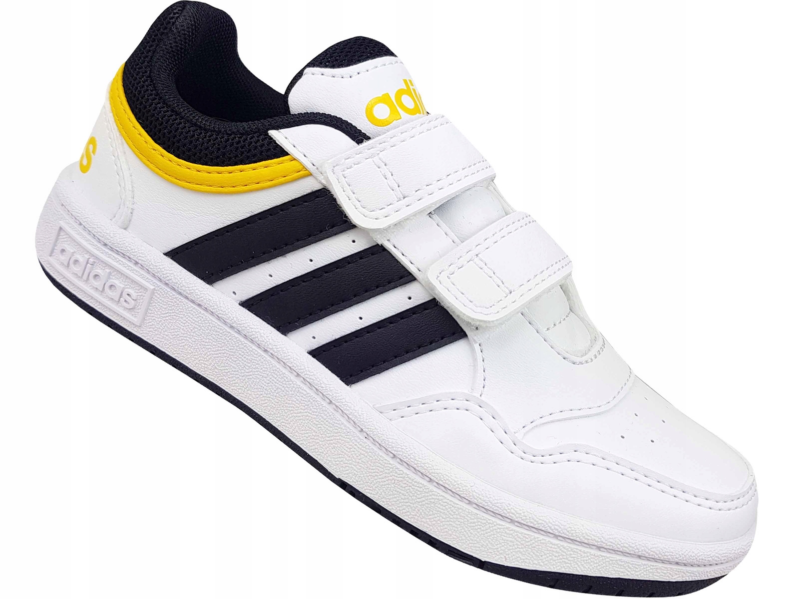 ADIDAS HOOPS 3.0 CF C IF5316 BUTY TRAMPKI BIAŁE DZIECIĘCE NA RZEPY ...