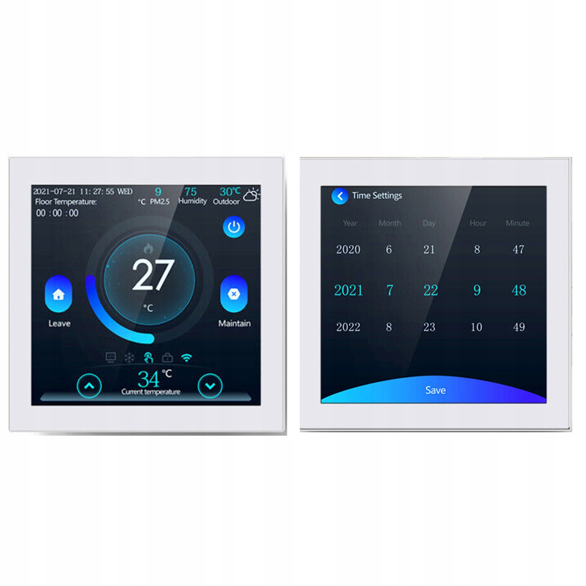 Termostat sterownik Tuya WIFI kocioł, piec gazowy (8246115270873 ...