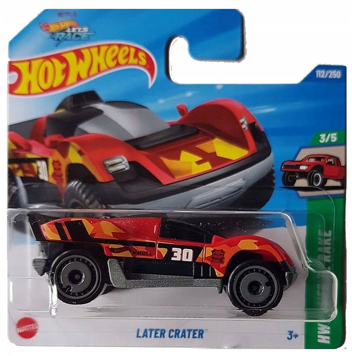 HOT WHEELS 2025 HW REVERSE RAKE LATER CRATER HYY55 112/250 czerwony ...