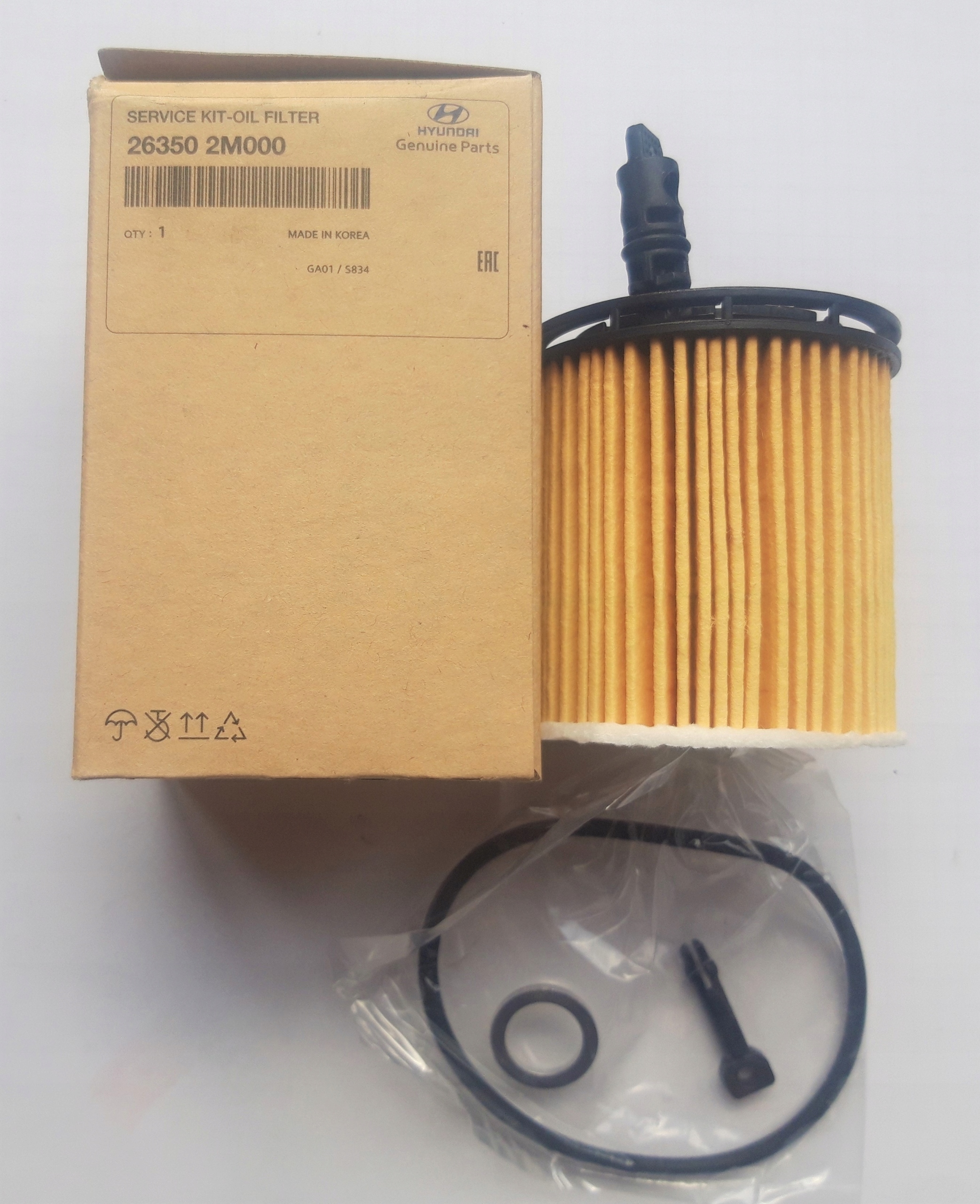 Hyundai OE 26350-2M000 filtr oleju za 62.97PLN z POZNAŃ - Allegro ...