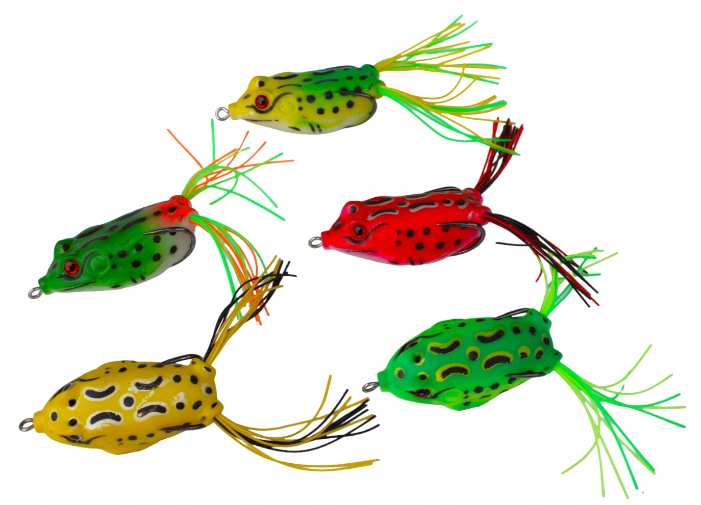 5x ŻABA PRZYNĘTA ANTYZACZEPOWA 3D GUMA - 13849224171 - Allegro