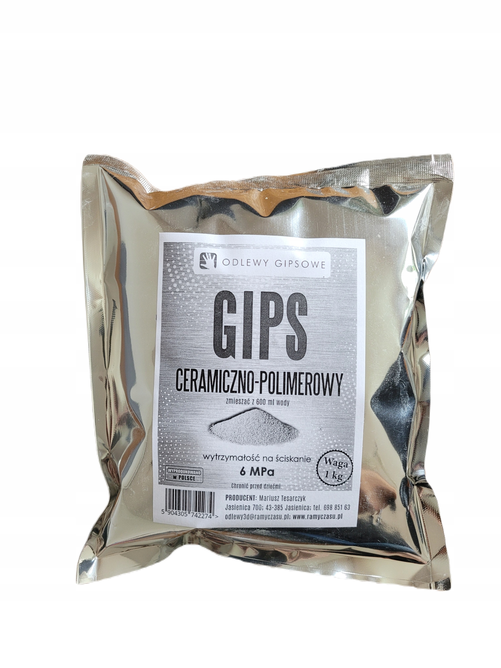 GIPS ODLEWNICZY POLIMEROWY MODELOWY 6MPa (5904305742274) • Cena, Opinie ...