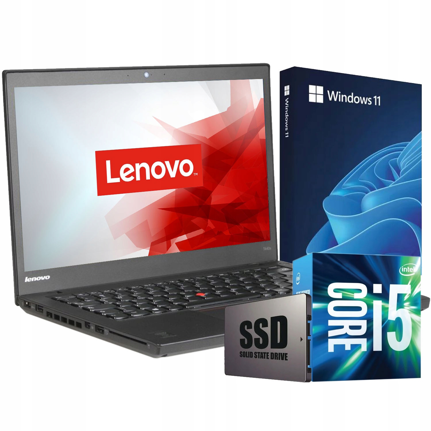 Laptop Lenovo ThinkPad T440 Intel i5 | 14" | 8GB | 240GB SSD | Win11 ...