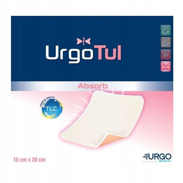 UrgoTul Absorb opatrunek piankowy 15x20cm • Cena, Opinie - Allegro