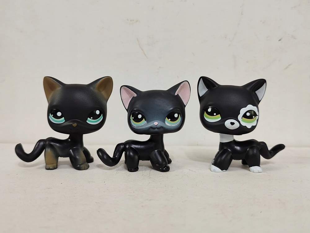 LPS Littlest Pet Shop koty&pies 3pcs 13829608082 - Allegro.pl