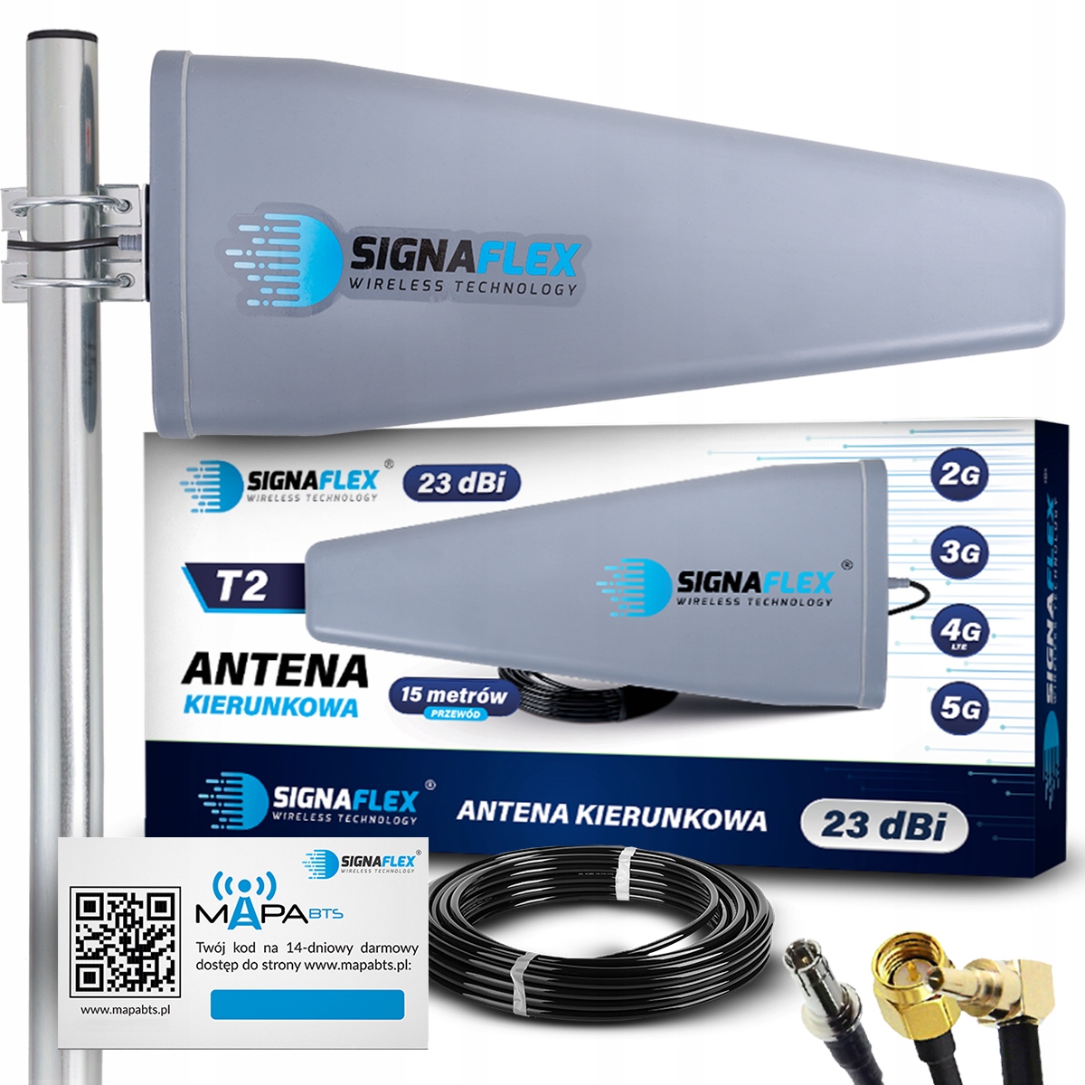 Antena kierunkowa Signaflex 23 dBi - Sklep, Opinie, Cena w Allegro