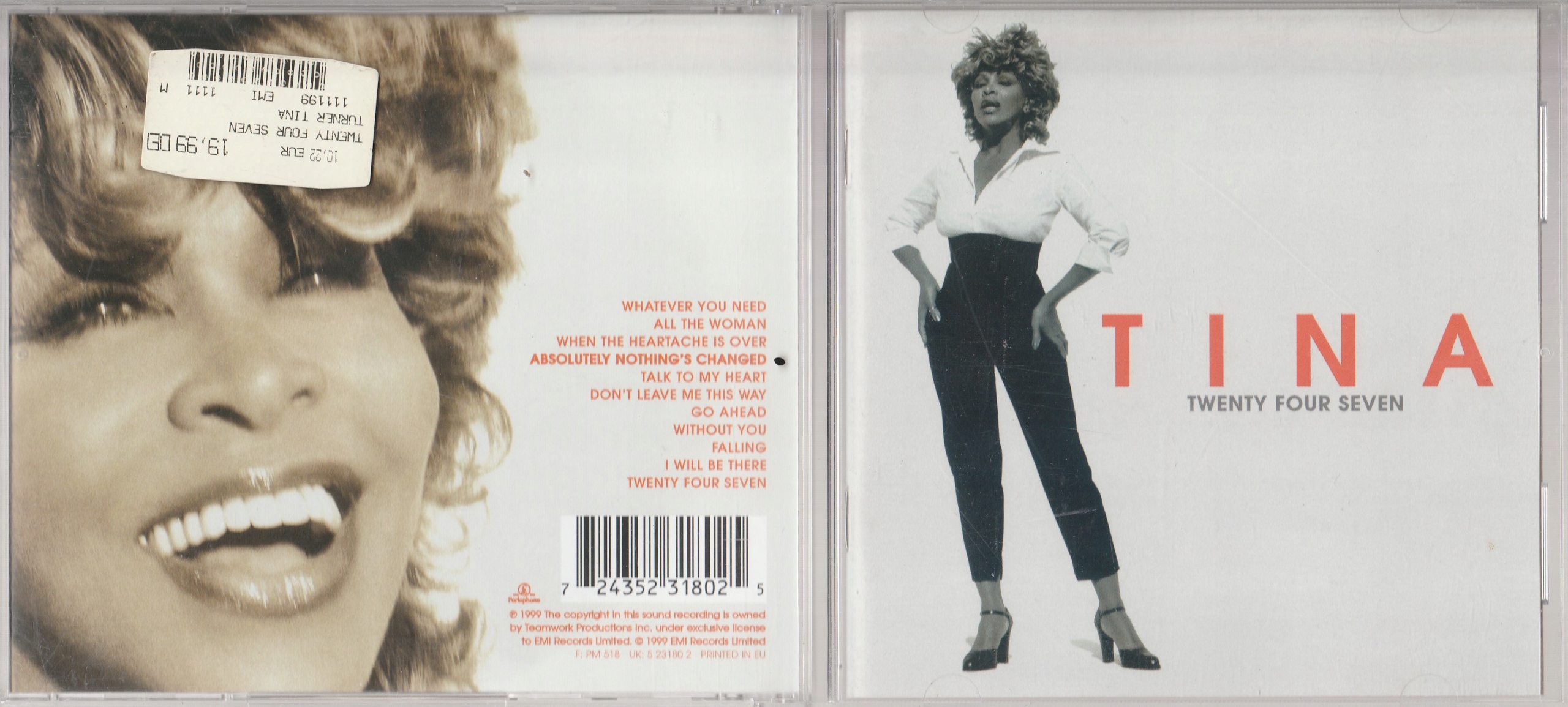 Płyta CD Tina Turner - Twenty Four Seven 1999 I Wydanie ___________________ 15229771812 - Sklepy ...