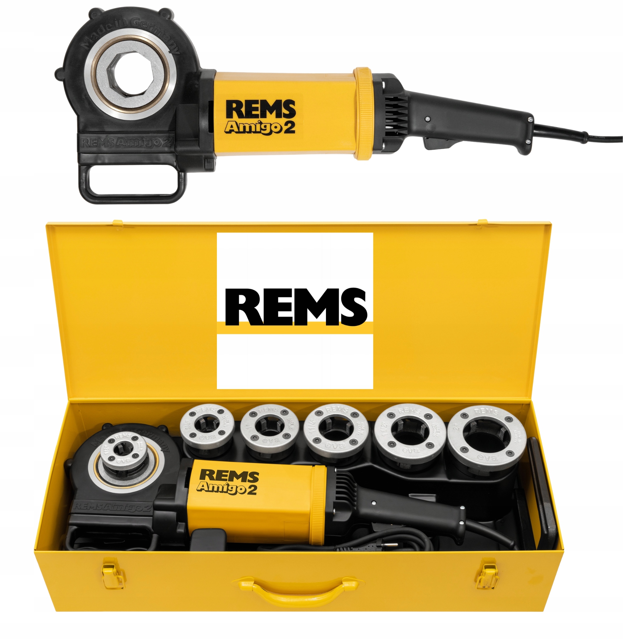 REMS AMIGO 2 R 1/2 - 2'' ELEKTRYCZNA GWINTOWNICA (4039976051187) • Cena ...