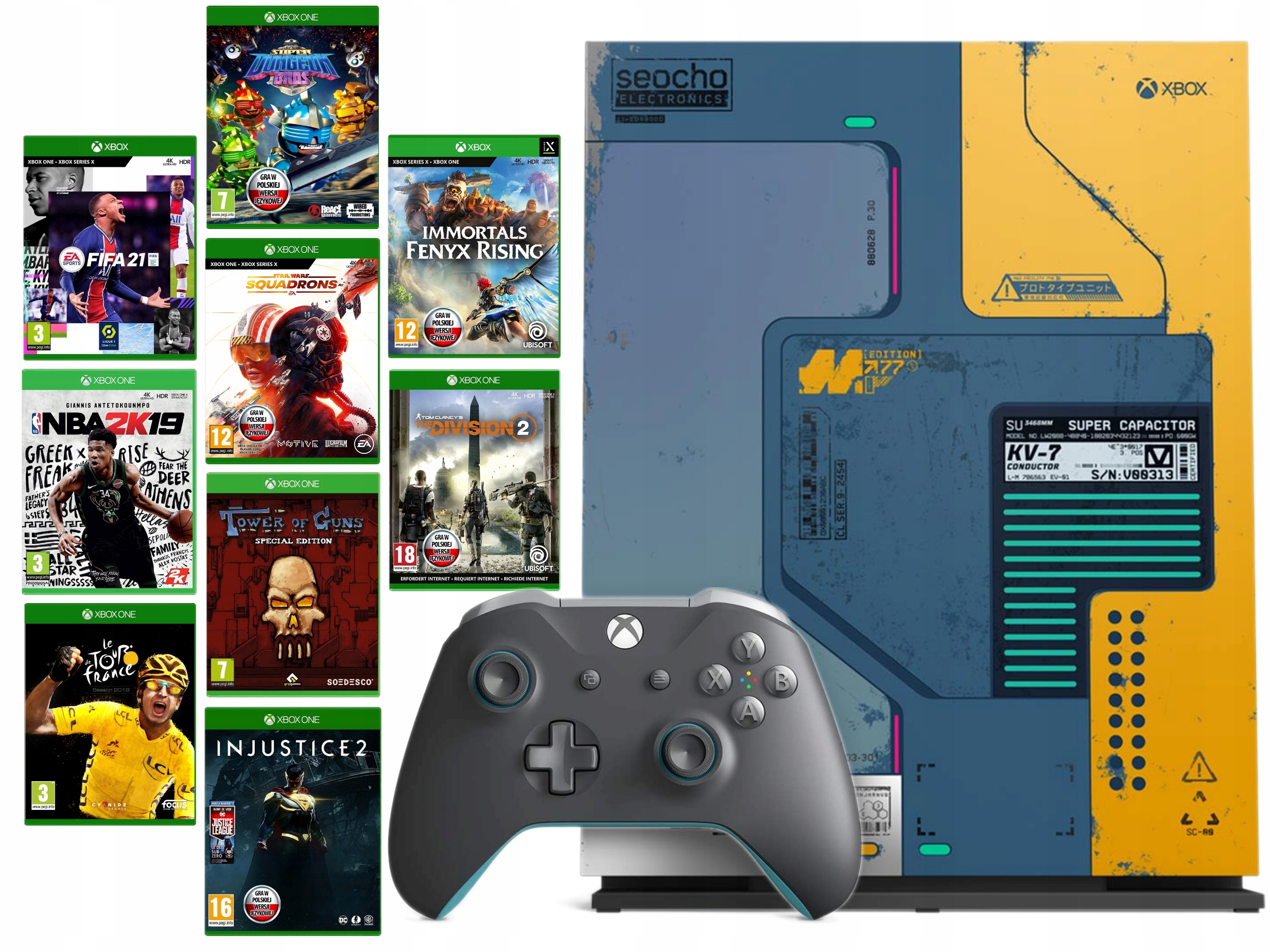 NOWA Konsola Microsoft XBOX ONE X 1TB 4K +PAD +GRY - Sklep, Opinie ...