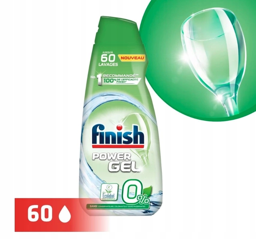 Finish 0% żel do zmywarki 900 ml (5999109581822) • Cena, Opinie • Żele ...