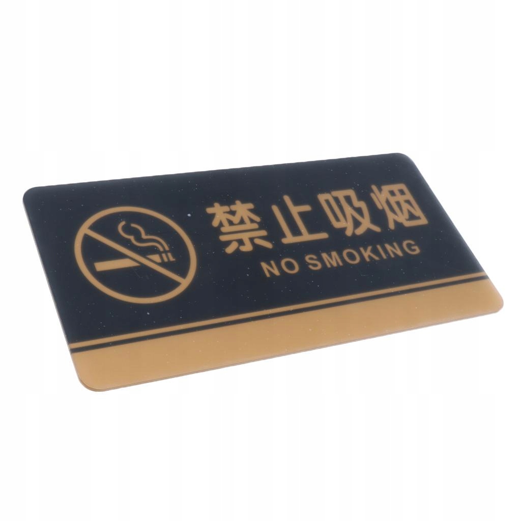 -Acrylic No Smoking Sign, No Smoking Sticker, Warning Sign for Bar ...