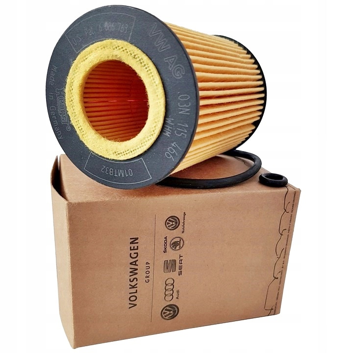 FILTR OLEJU + USZCZELKI VAG 03N 115 562 B ORYGINAŁ 0757290433147 za 45 ...
