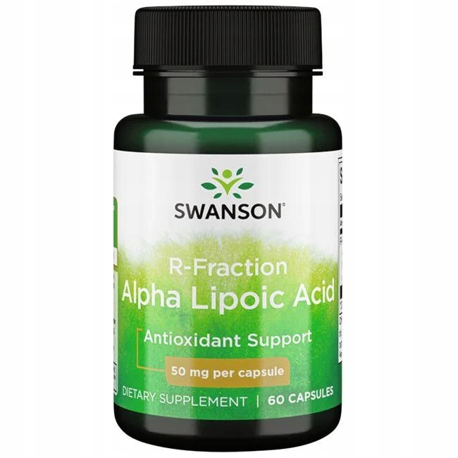 Suplement diety Swanson Health Products Regular-Strength R-Fraction ALA ...