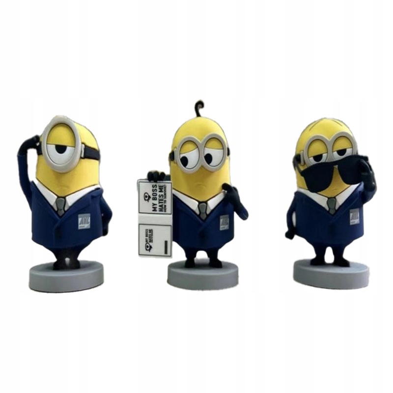 Despicable Me 4 Słodkie Figurki Minionków Agent Jerry Gus Dave 3 Części ...