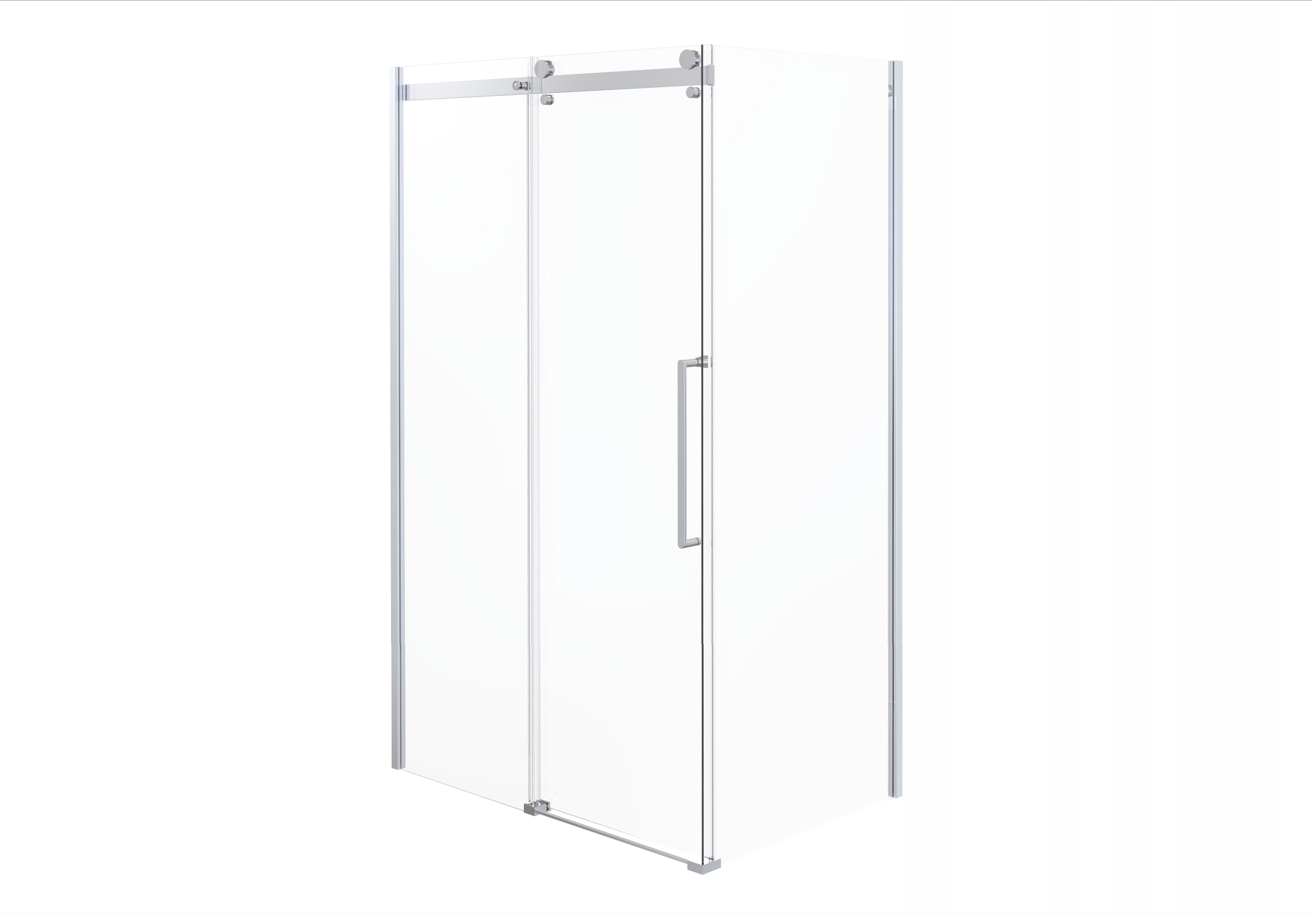 KABINA PRYSZNICOWA ROZSUWANA 100x80x200 SZKŁO 8mm Z POWŁOKĄ EASY CLEAN ...