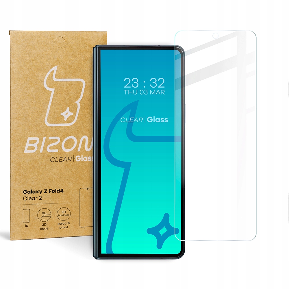 Szkło hartowane Bizon Glass do Galaxy Z Fold4 - Sklep, Opinie, Cena w Allegro.pl