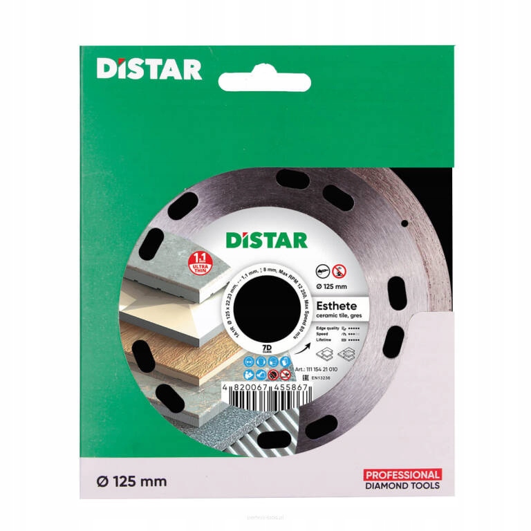 Diamantový kotúč 125 mm Distar Esthete 7D tenký, (4820067455867) • Ceny, Recenzie - Allegro