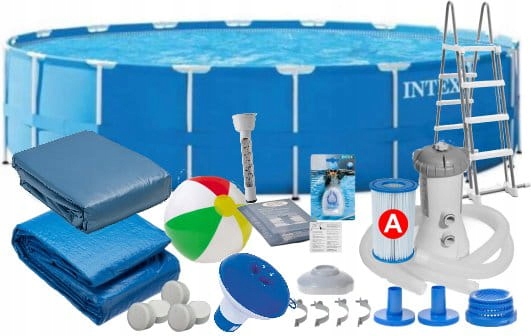 Basen stelażowy ogrodowy 457x122 INTEX 28242 13w1 (6941057408576 ...
