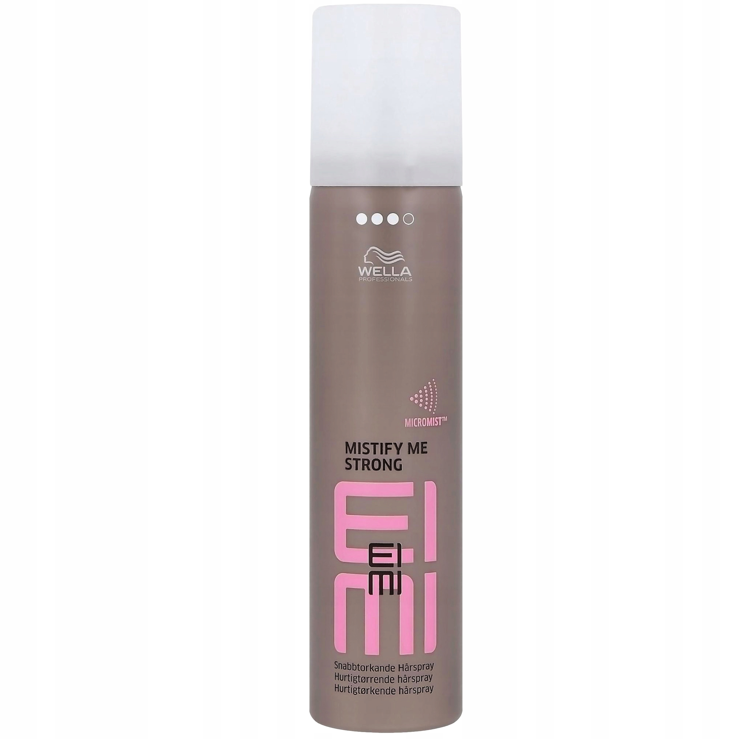 Wella EIMI Mistify Strong Spray - mocny spray utrwalający do włosów ... Wella EIMI Mistify Strong Spray - mocny spray utrwalający do włosów ...