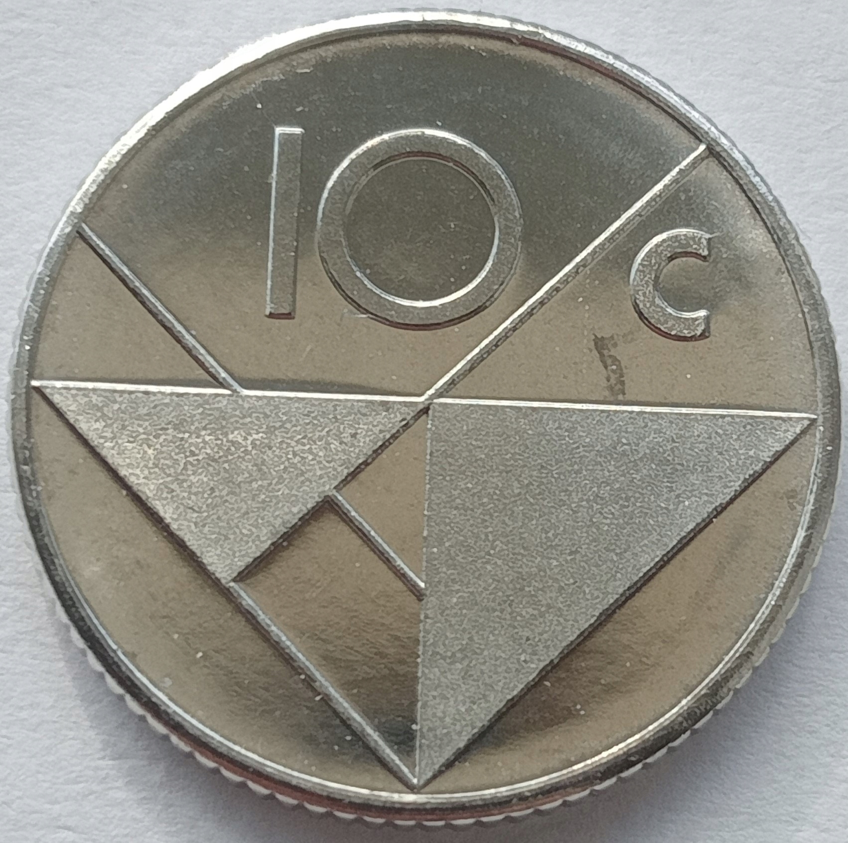 Aruba 10 Centów 1997 Mincovna (UNC) za 43.00CZK - Allegro