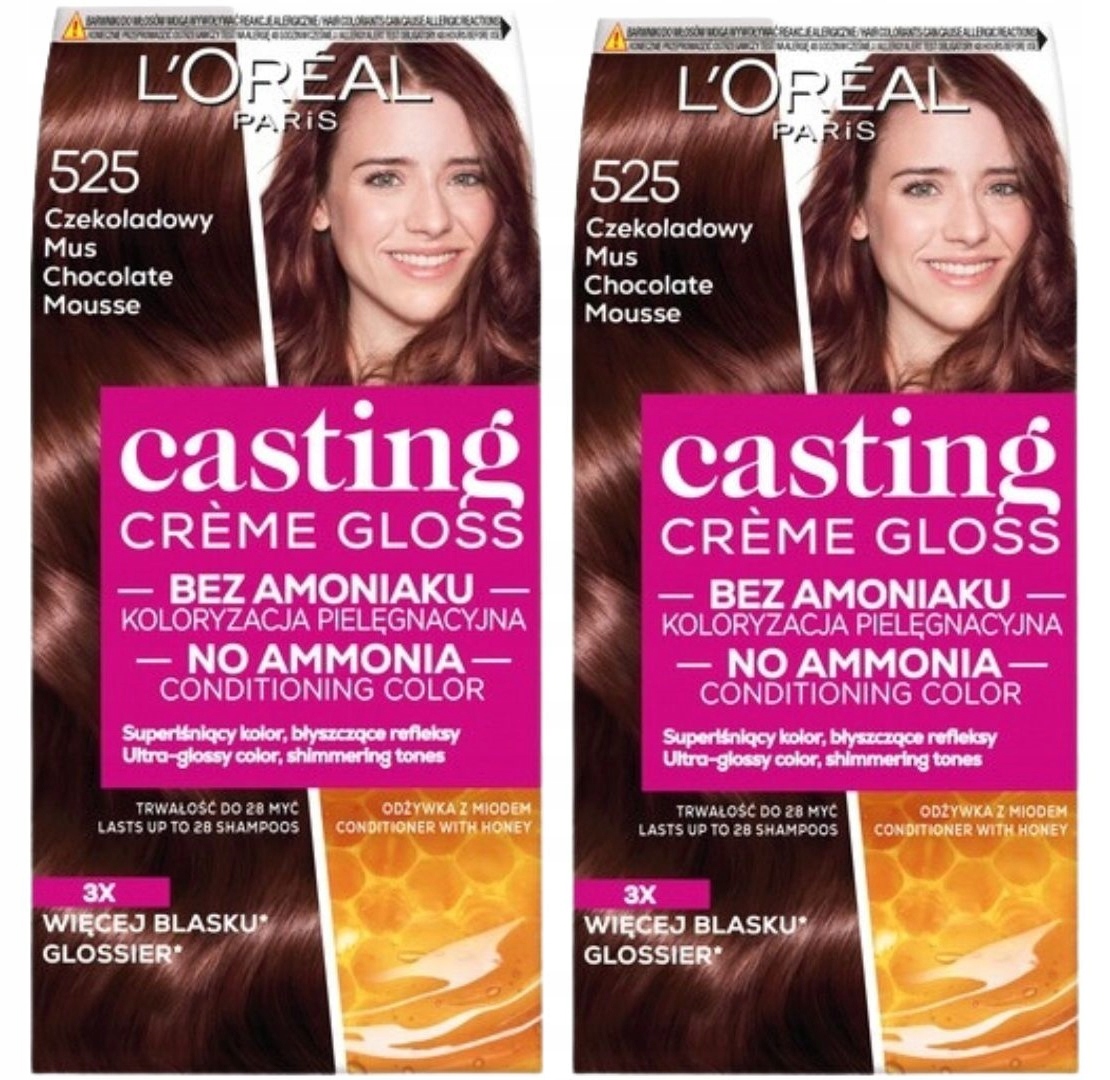LOREAL Casting Creme Gloss 2x farba 525 14062002087 - Allegro.pl
