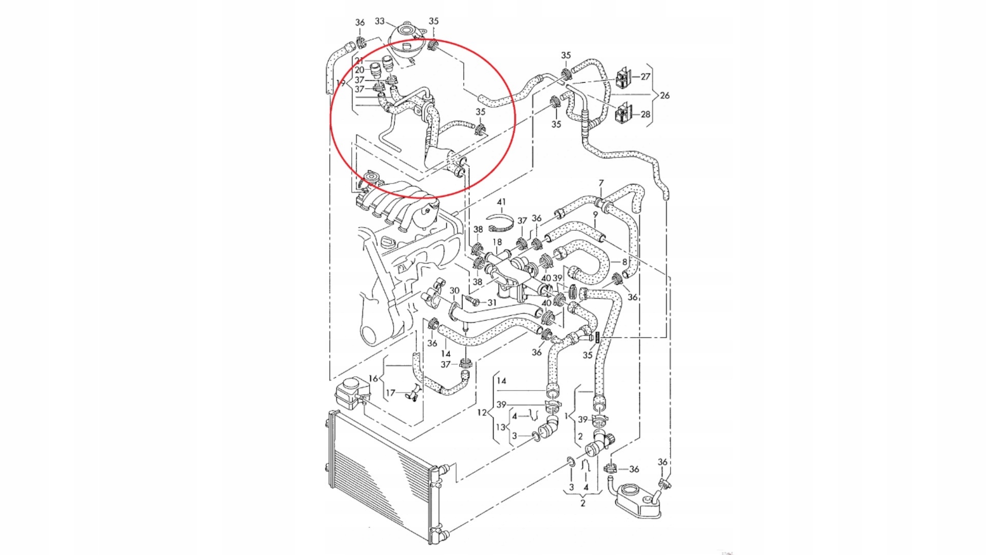 GT52-170 - SKODA OCTAVIA II 2.0 FSI кабель обігрівача купити на Avtoex ...