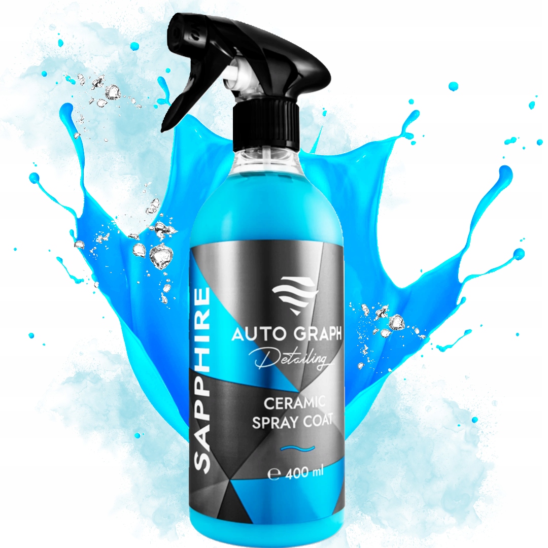 Auto Graph SAPPHIRE Ceramic Spray Coat QD z SiO2 Lakier Połysk Auta 400 ...