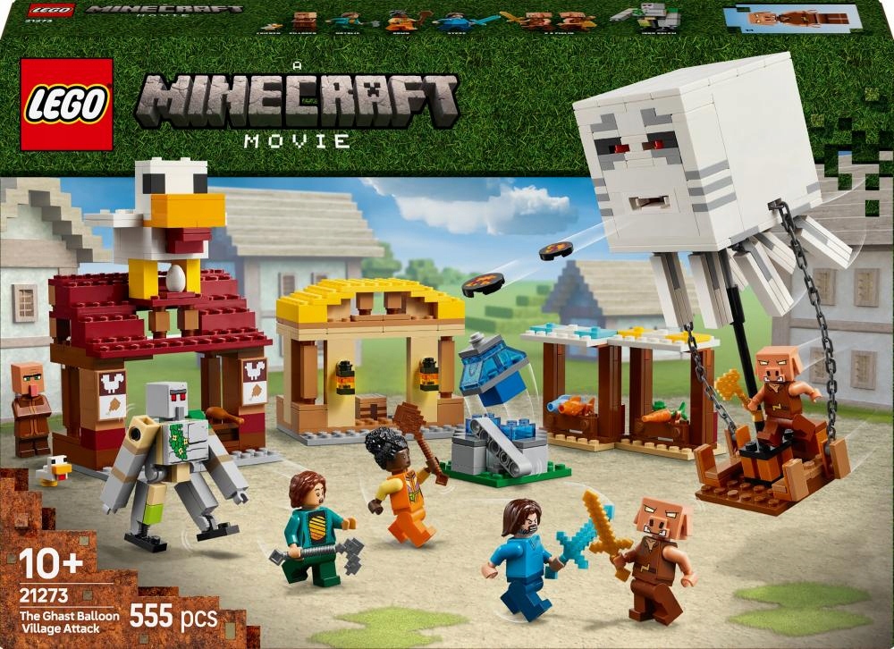 LEGO Minecraft 21273 Balón v tvare diabla a útok na dedinu - Allegro