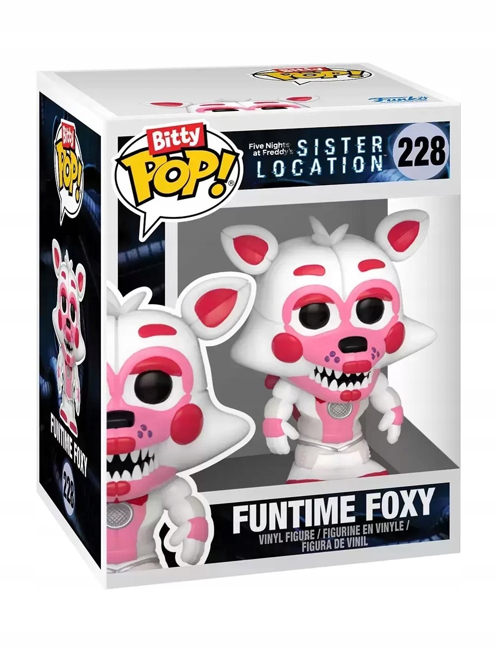 FIVE NIGHTS AT FREDDY'S Bitty FUNTIME FOXY 2.5cm Funko Pop! FNAF ...