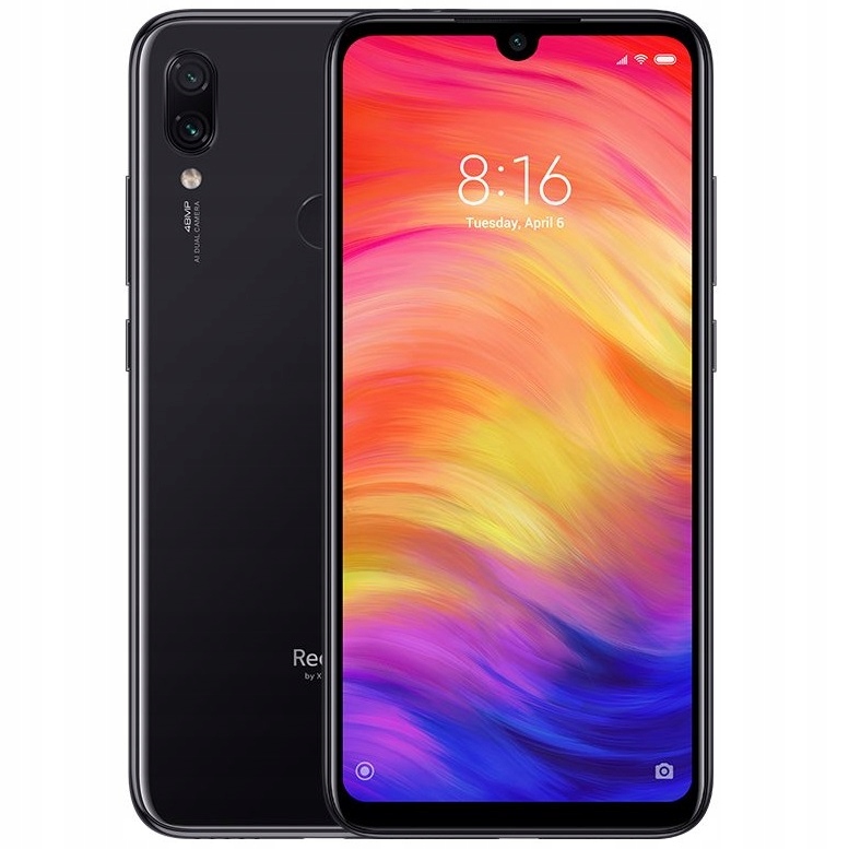 Smartfon Xiaomi Redmi Note 7 4/128GB LTE Dual Sim Czarny | Stan: Dobry ...