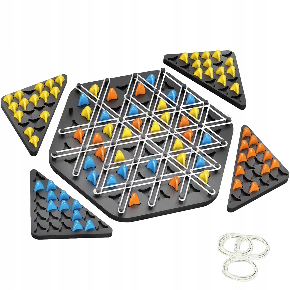 Gra w trójkąty planszowa TRIANGLE CHESS BOARD GAME - Stan: Nowy 22 ...