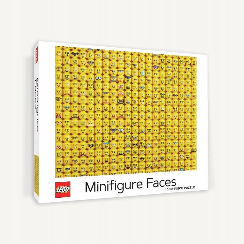 Puzzle LEGO Minifigure Faces (1000 elementów) (9781797210193) • Cena ...