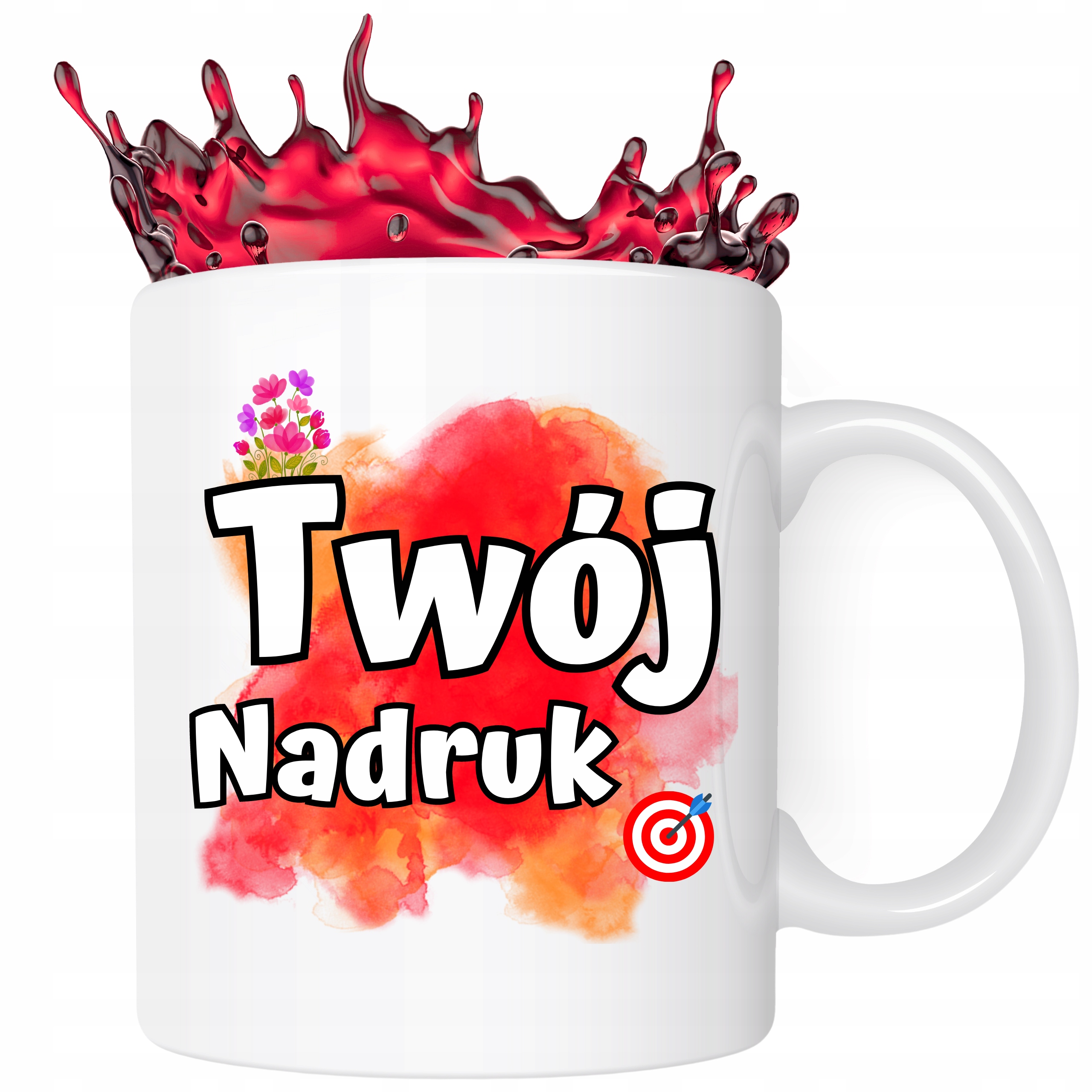 Kubek CupLife KUBEK Z WŁASNYM NADRUKIEM ceramika 330 ml (5905471780510) • Cena, Opinie • Kubki ...