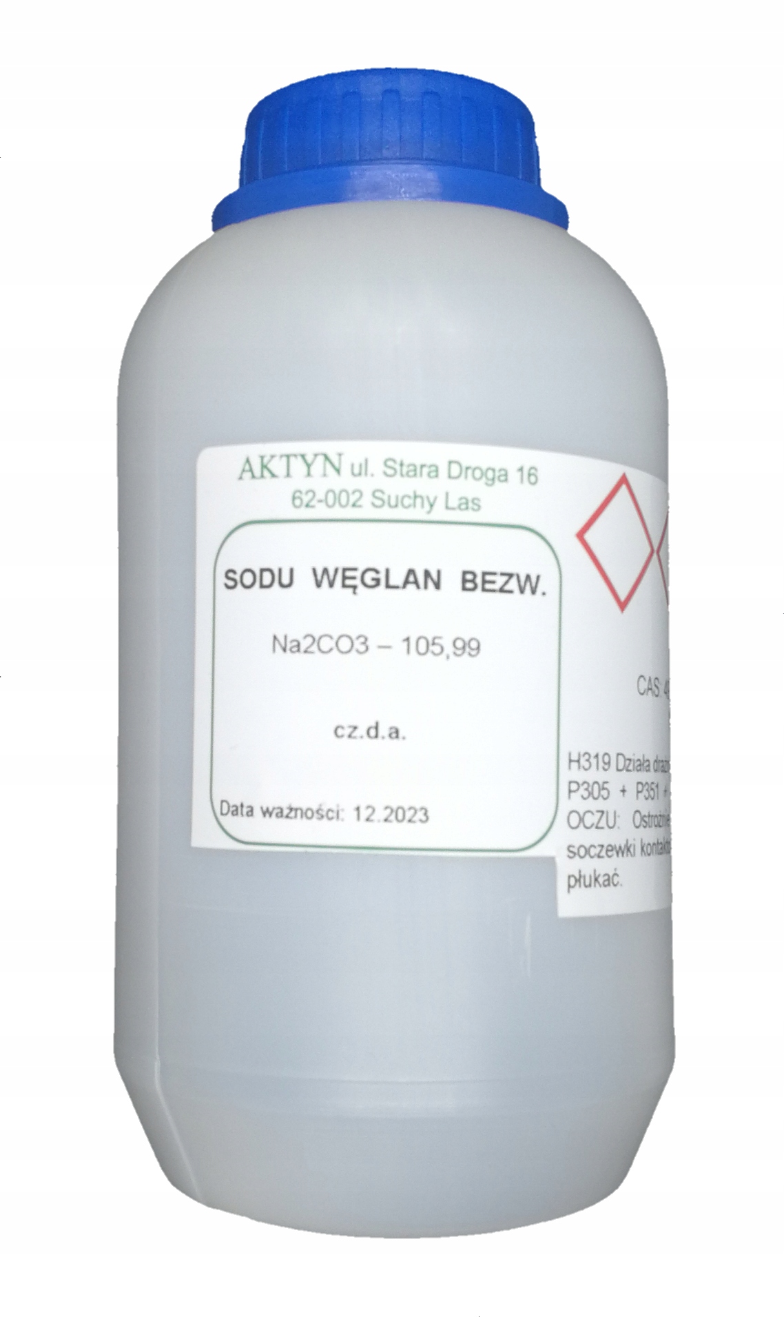 WĘGLAN SODU BEZWODNY cz.d.a. 1kg. • Cena, Opinie • Odczynniki chemiczne ...