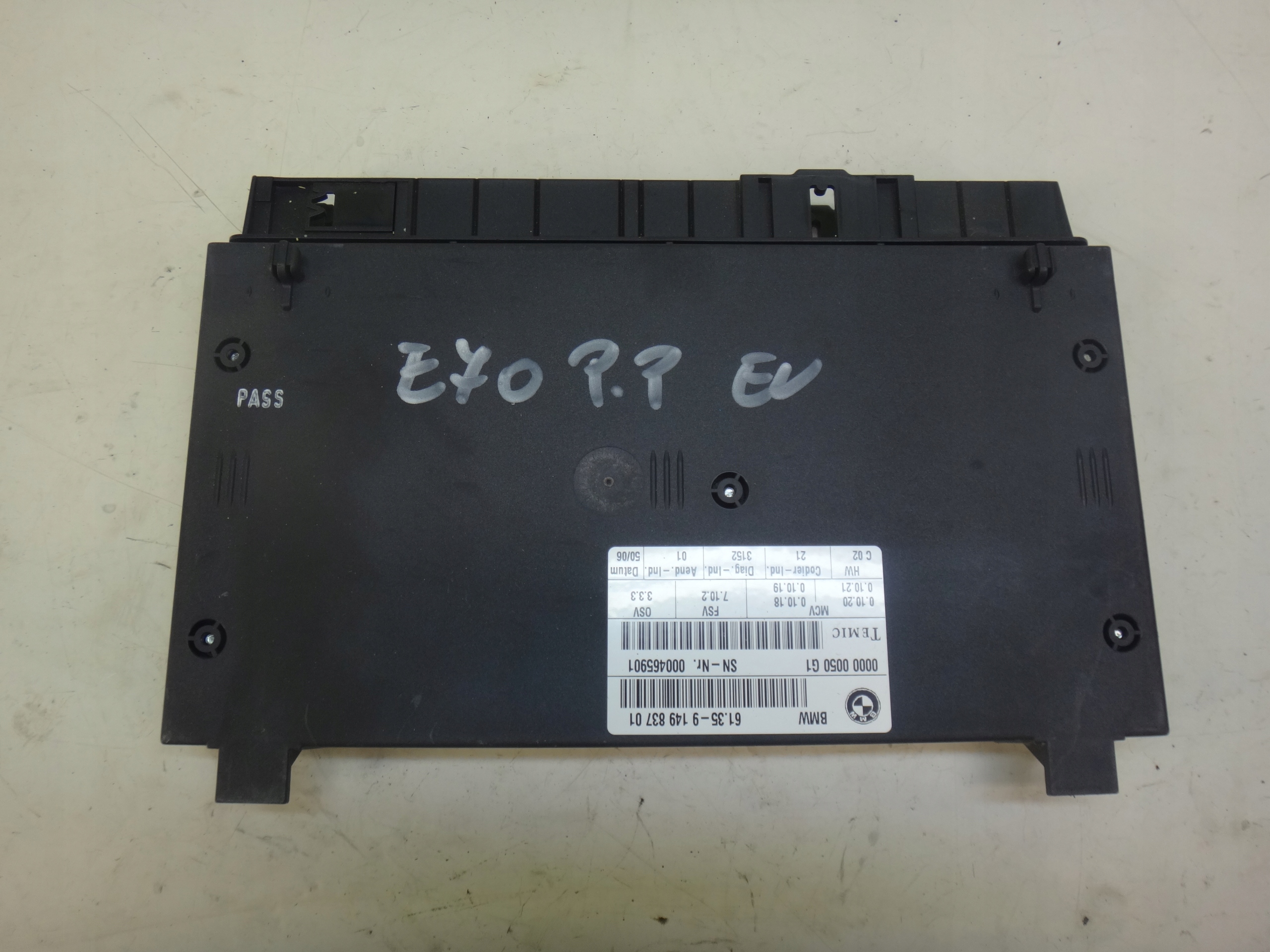 MODUŁ STEROWNIK FOTELA BMW X5 E70 X6 E71 za z Piaski - Allegro ...