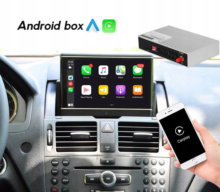 MERCEDES CARPLAY ANDROID AUTO NTG 4.0 W204 W212 GLK CLS W218 - Sklep ...