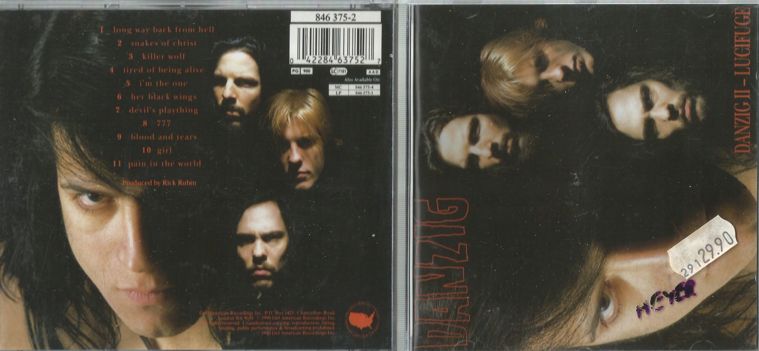 Płyta CD Danzig - Danzig II - Lucifuge I Wydanie ...