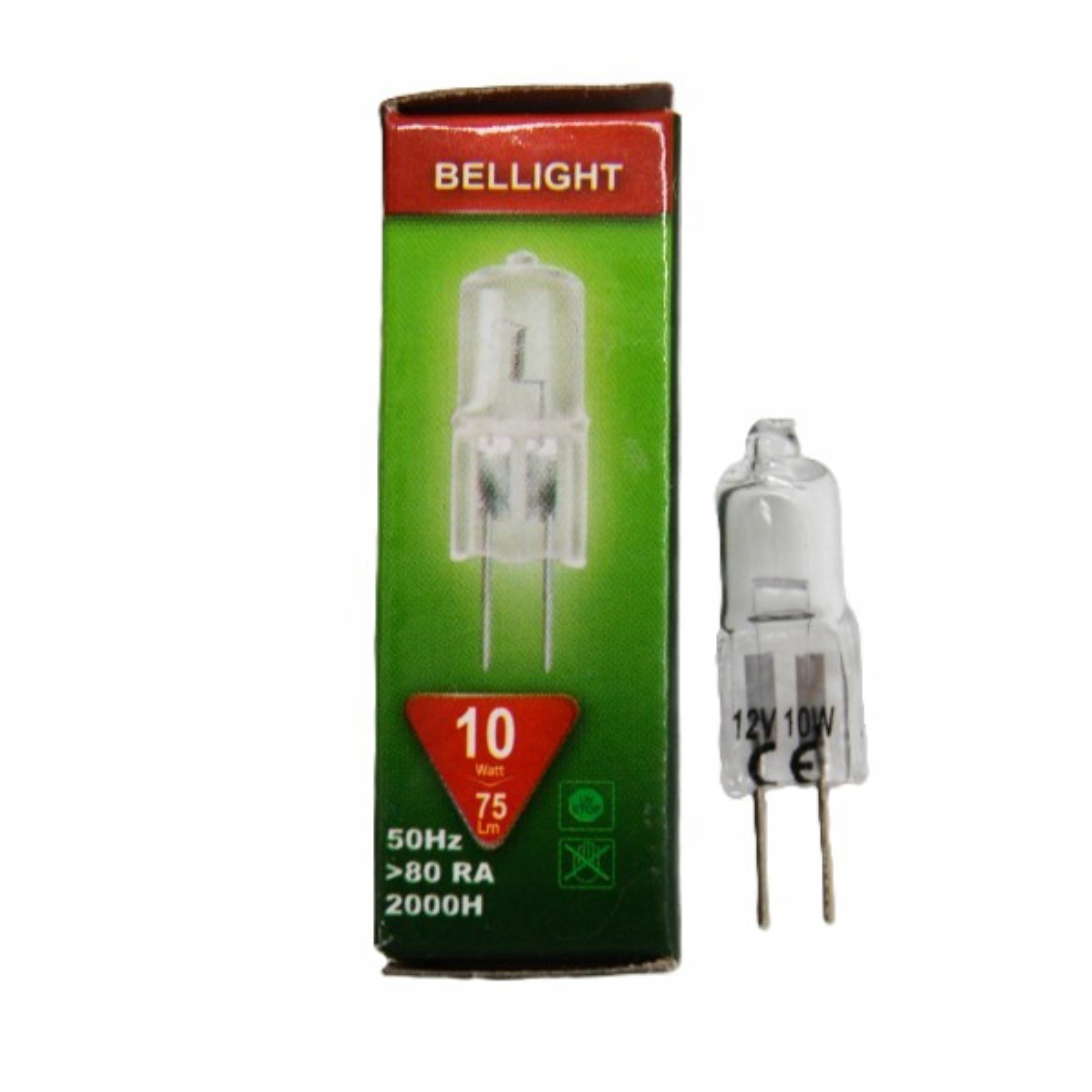 BELLIGHT Żarówka halogenowa JC G4 12V 10W (5901854566085) • Cena ...