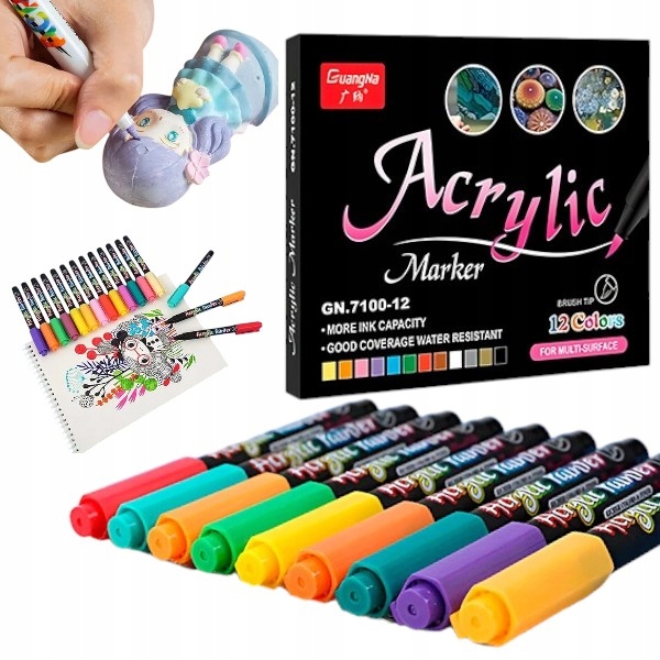 FIXY FIXY NA KAMENY 12 KUSŮ Fixy Popisovače NA VODNÍ BÁZI za 287.00CZK ...