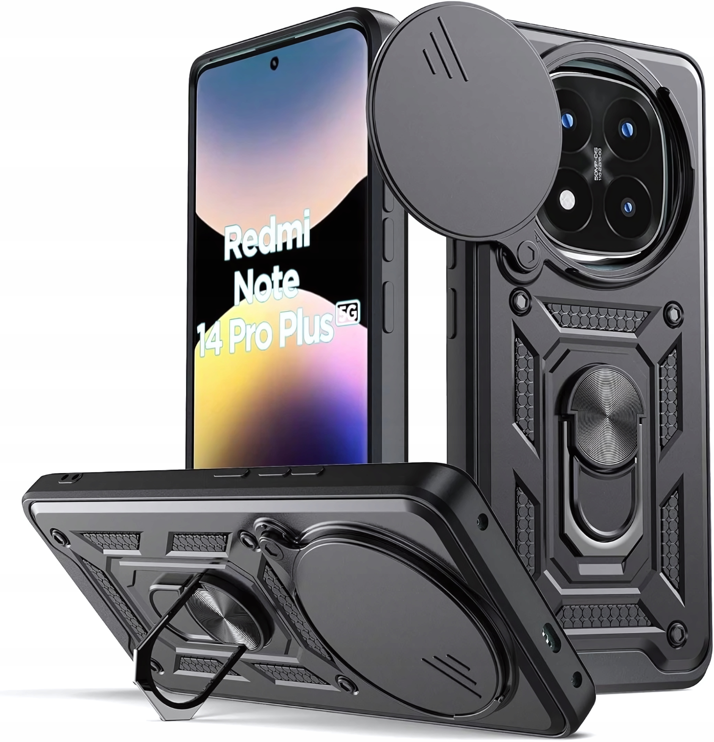 Pouzdro s držákem pro Xiaomi Redmi Note 14 Pro 5G / 14 Pro + 5G / POCO ...