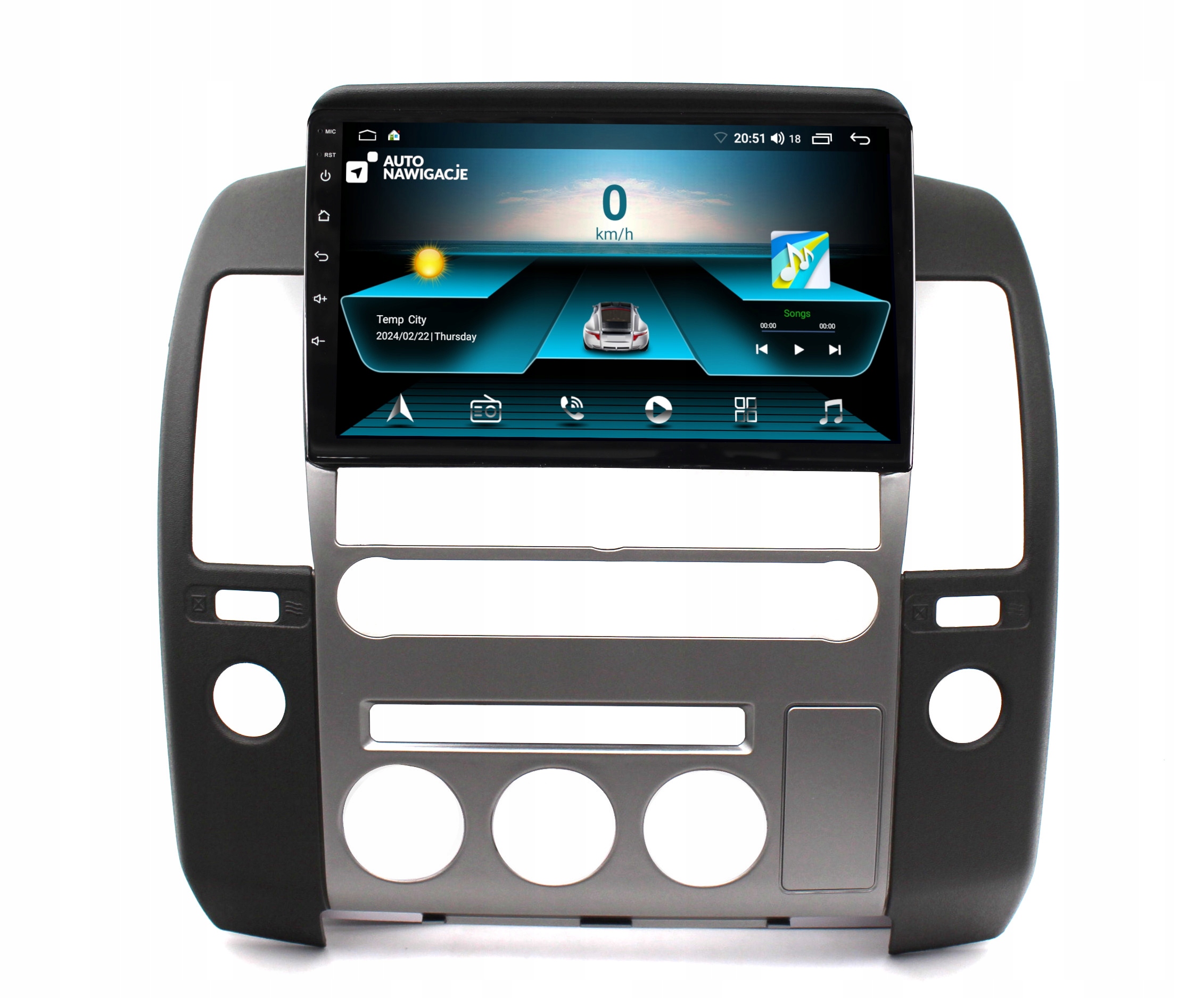 RADIO NAWIGACJA GPS NISSAN PATHFINDER 2004-2014 ANDROID CAPRLAY 2/64 GB ...