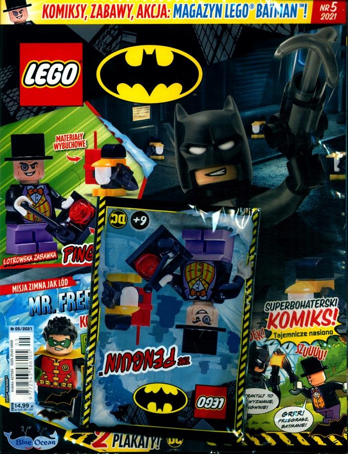 LEGO BATMAN 5 / 2021 + ŁOTROWSKA ZABAWKA PINGWIN (15045049090 ...