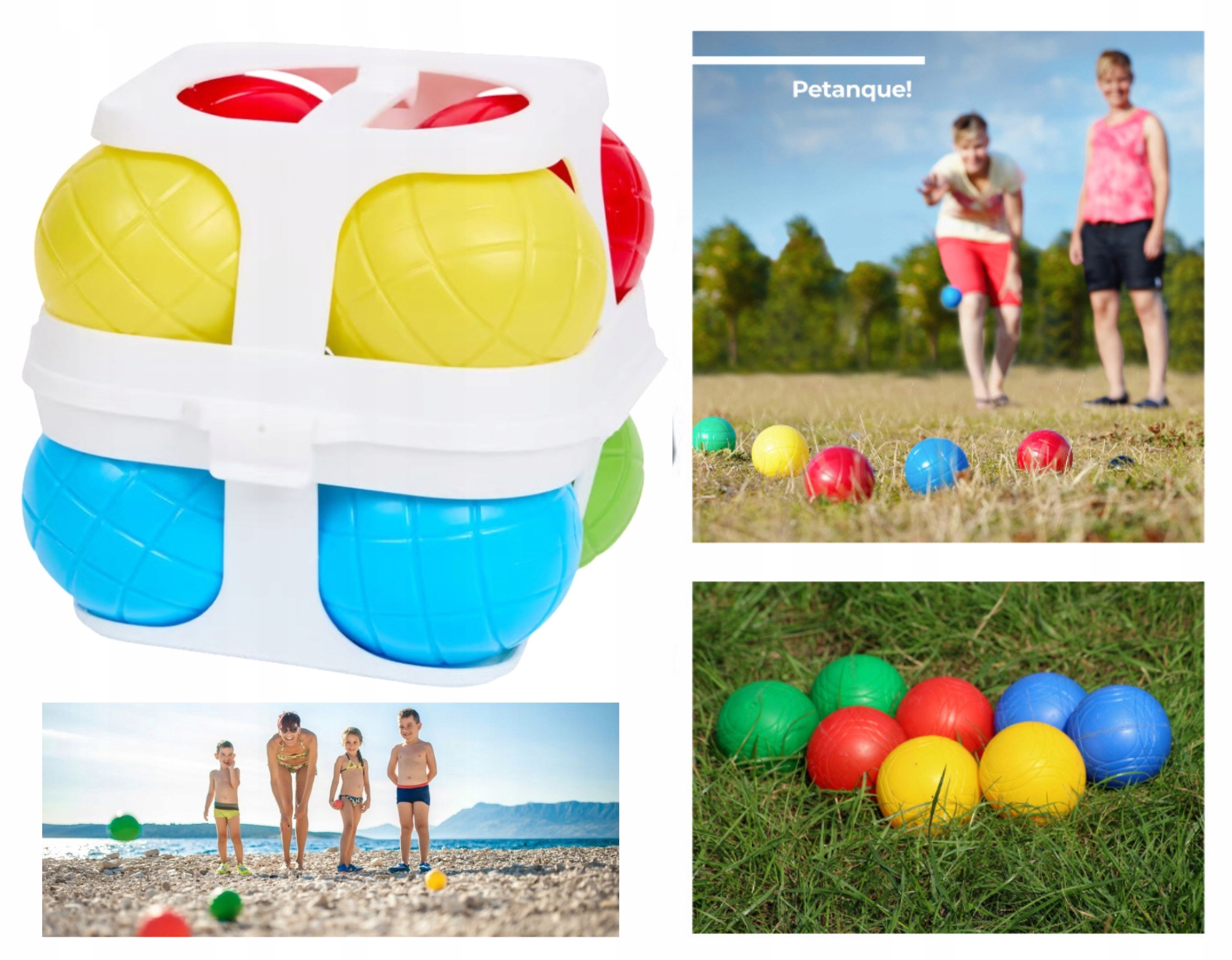 Kule do gry Bule Boule Pettanque Petanque GRA towarzyska piknikowa ...