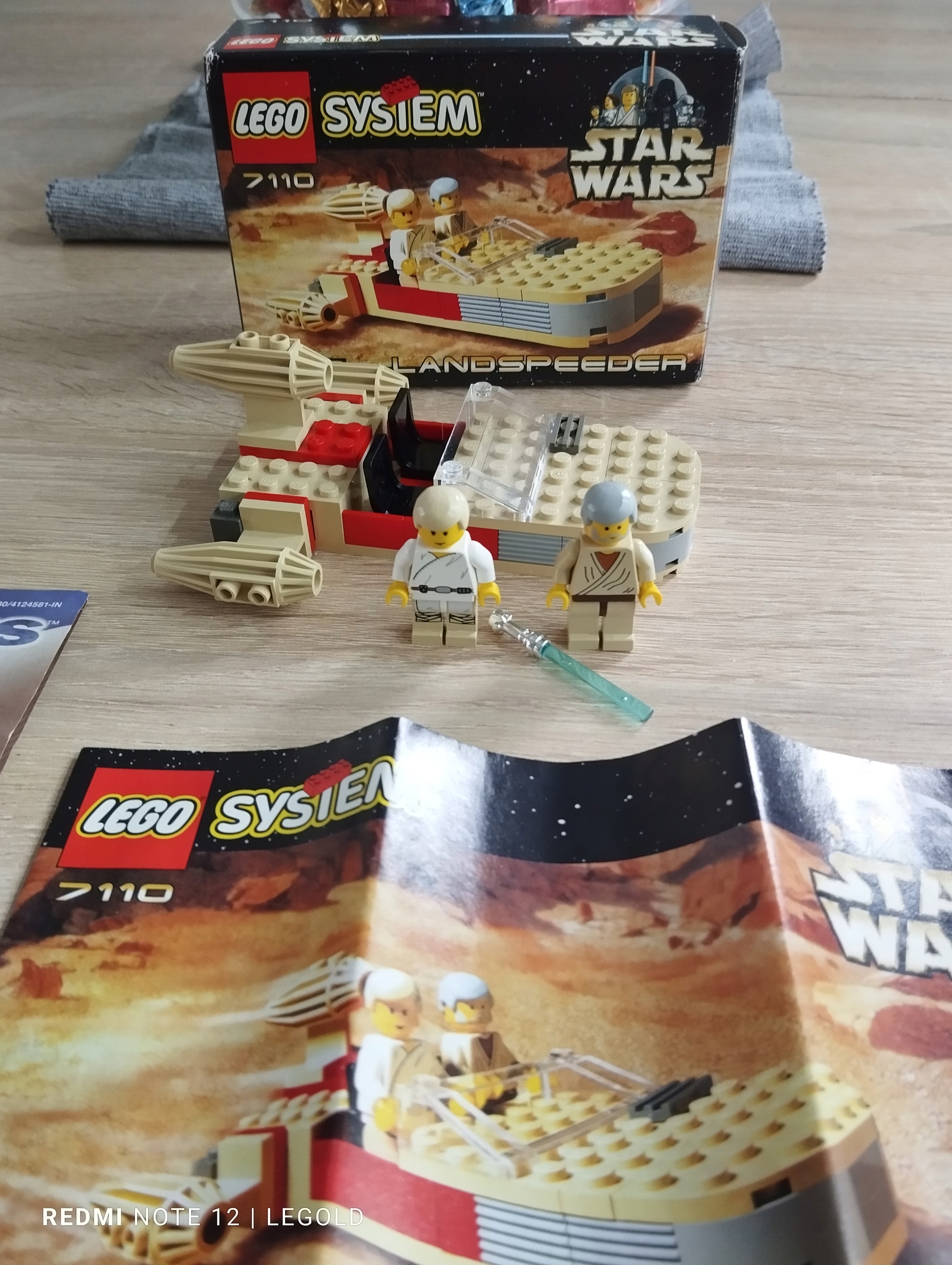 LEGO Star Wars 7110 Landspeeder Unikat 1999 Zestaw kolekcjonerski jak ...