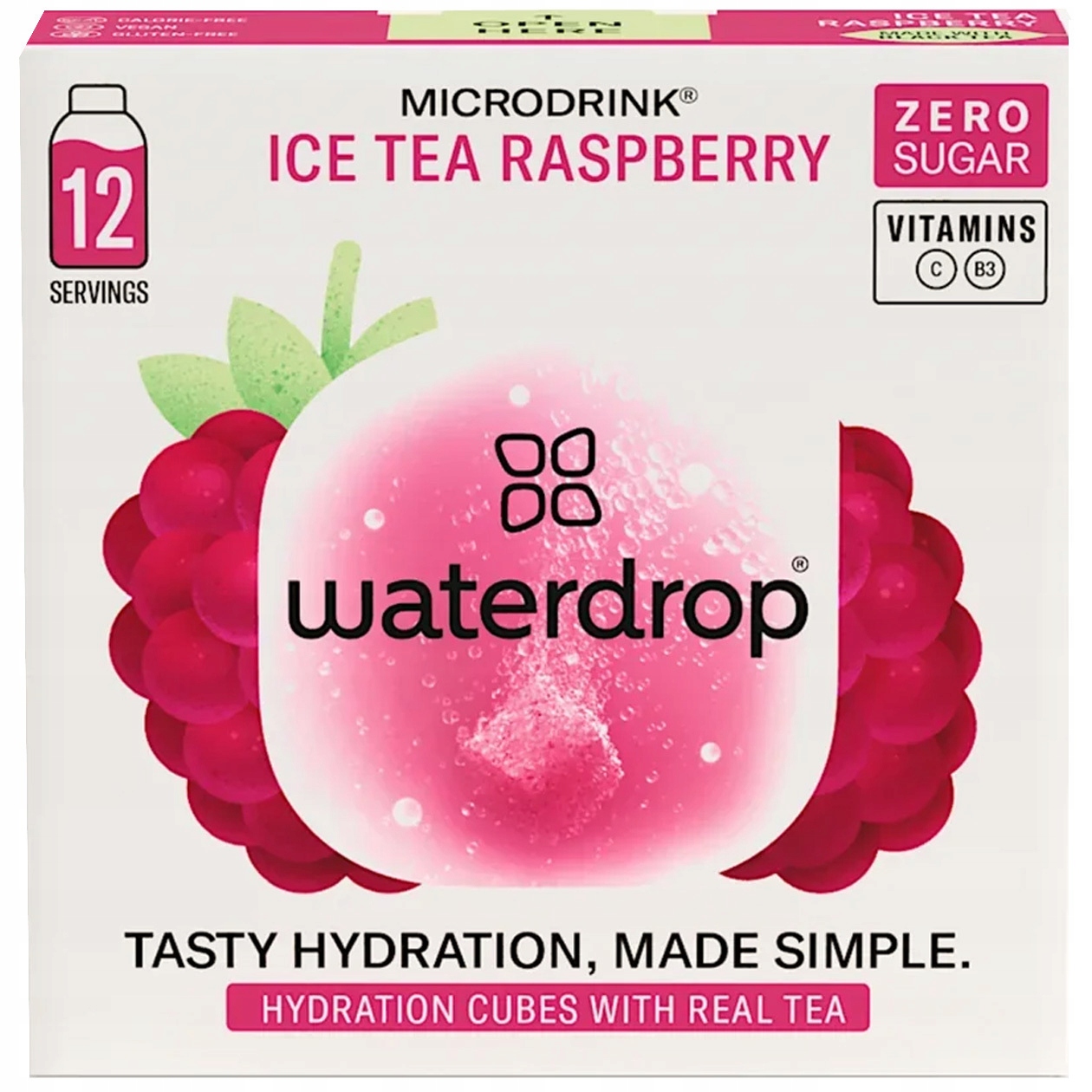 Waterdrop ICE TEA hidratáló kockák, cukor- és színezékmentes, 36x2,1g ...
